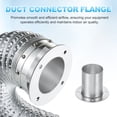 Uxcell Duct Connector Flange (3", Silver) - Galvanised Steel Round Dust ...