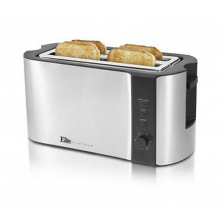 Elite Platinum ECT-3100 4 Slice Stainless Steel Long Toaster - Walmart.ca