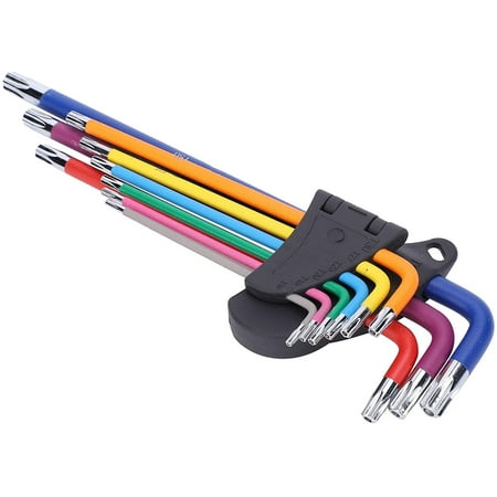 SAYDY Hex Socket Wrench Super Long Multicolor Hex Key Metric Key Set ...