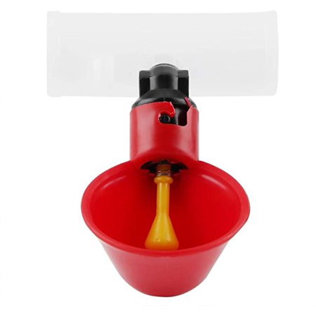 HISRFO 5pcs Poultry Water Drinking Cups Bird Feeder Plastic Automatic ...
