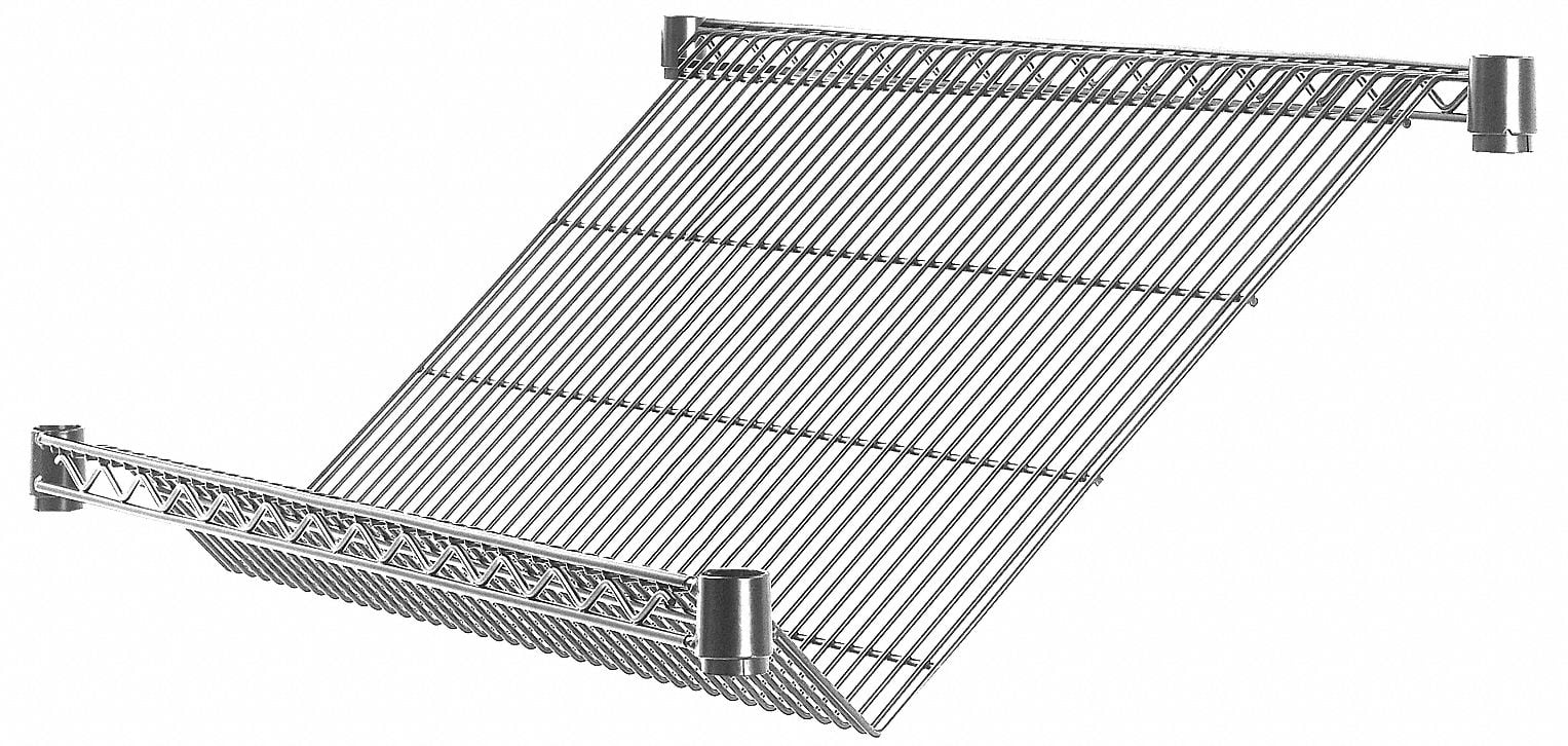 Metro Slanted Wire Shelf,18x24in,LdCap 200lb 1824DNC-1PK - Walmart.com