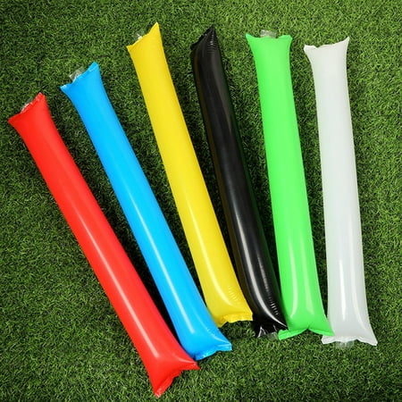 Cheer Sticks Cheerleading Blow Straw Plastic Blow Stick Inflatable ...