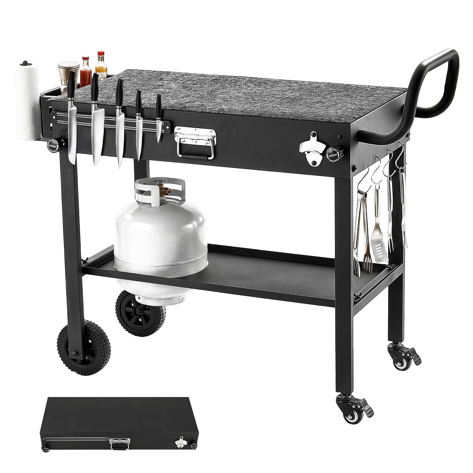 Click here for Kffkff Outdoor Grill Cart  31.0 X 17.0 Inch Tablet... prices
