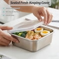 Square Stainless Steel Colander Set with Lid, 2 in 1 Strainer for ...
