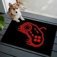 Bathroom Rugs 2x3 Ft, Red Game Controller Non Slip Area Rugs for ...