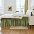 Full Bed Skirt, Wrap Around Ruffle Bed Skit for Full Beds with 14 inch ...