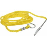 Ozark Trail Braided Poly Stringer, 6 ft, yellow fishing stringer with ...