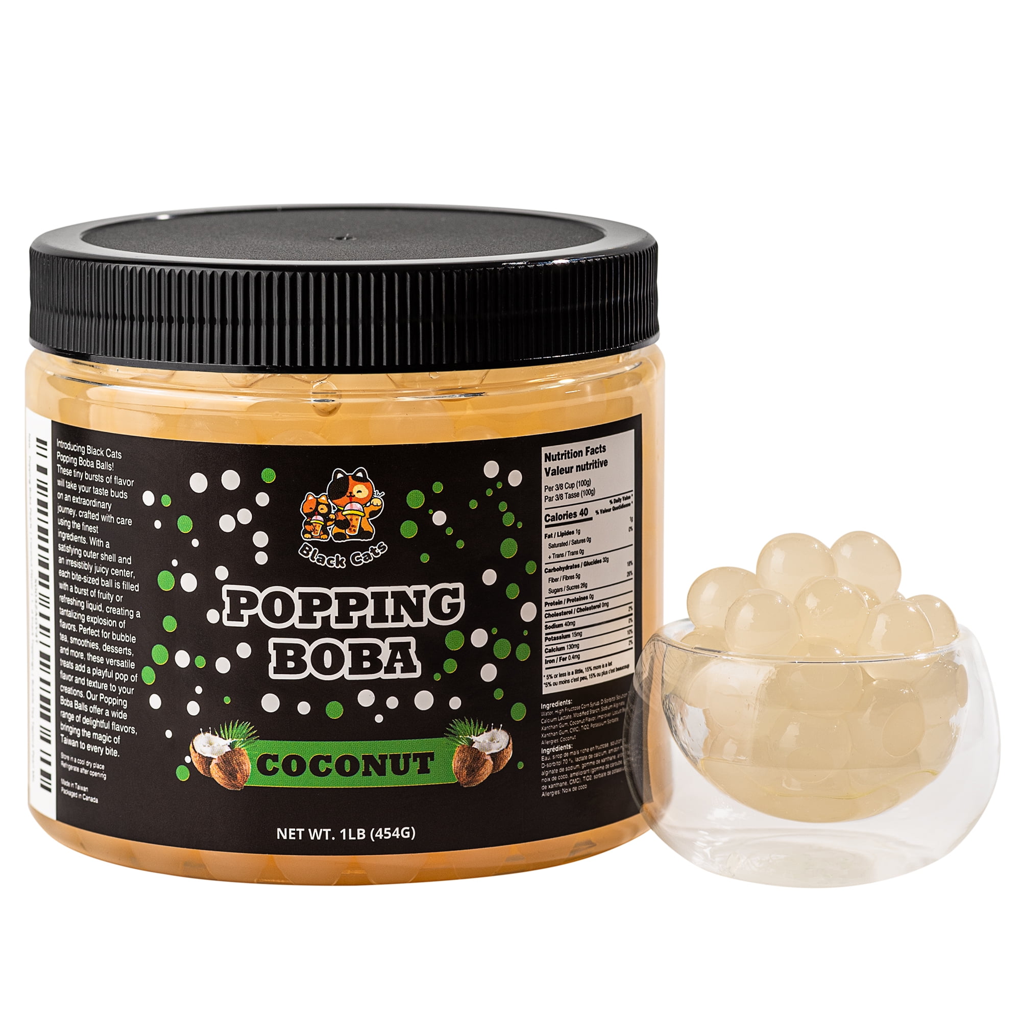 Click here for Black Cats Boba Black Cats Popping Boba Pearls Coc... prices