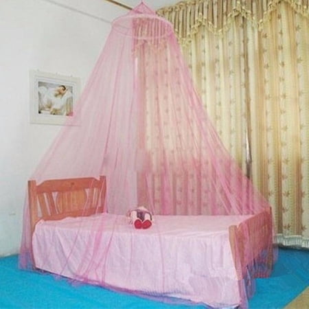 Circular Hanging Round Bed Canopy Netting Bedroom Decorative Dome ...