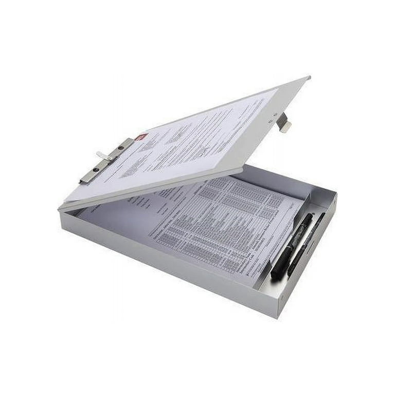 Clipboard With Storage Basics Metal Clipboard With 2 Compartments And ...