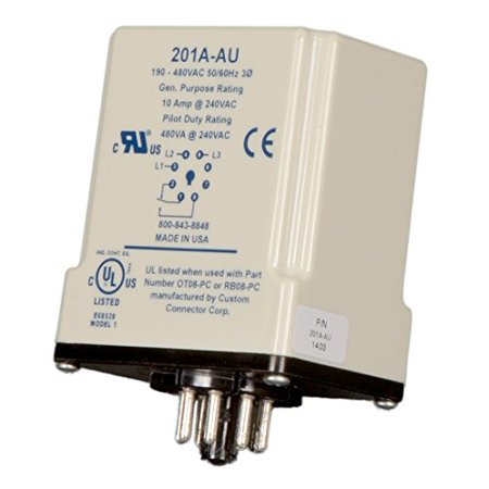 Symcom MotorSaver 3-Phase Voltage Monitor, Model 201A-AU, 190-480V ...