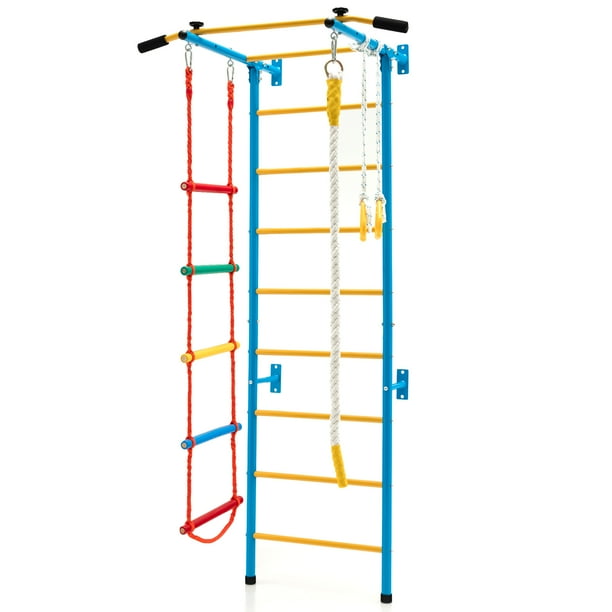 Infans 5 in 1 Kids Indoor Gym Playground Swedish Wall Ladder Children ...