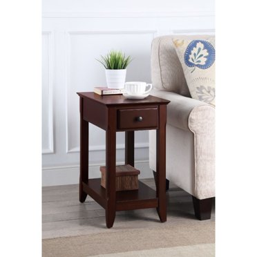 Mainstays Parsons End Table, Canyon Walnut - Walmart.com