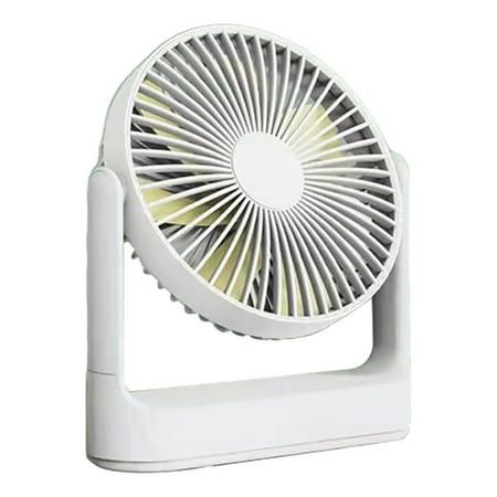 Unatoiry Table Fan Rechargeable Wall-mounted Adjustable Ventilator Air ...
