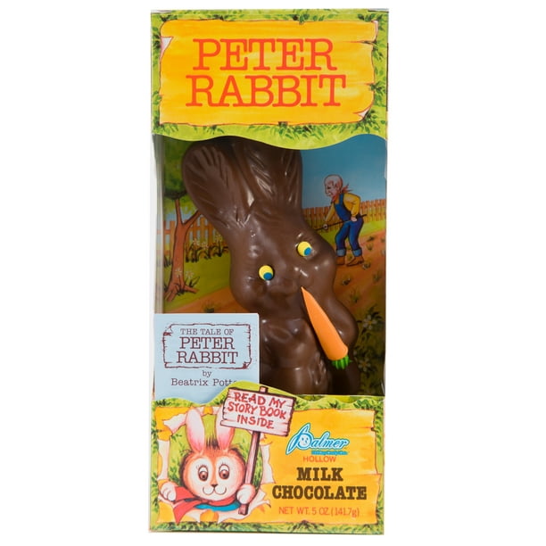 RM Palmer Peter Rabbit Hollow Milk Chocolate Easter Candy, 5 oz ...