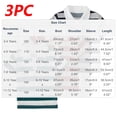 BCSIOAOI 3 Pc Kids Boys Shirts,Collared Two Button Stripe Short Sleeve ...
