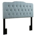 PRI King Velvet Upholstered Soft Shape Headboard in Bronze - Walmart.com