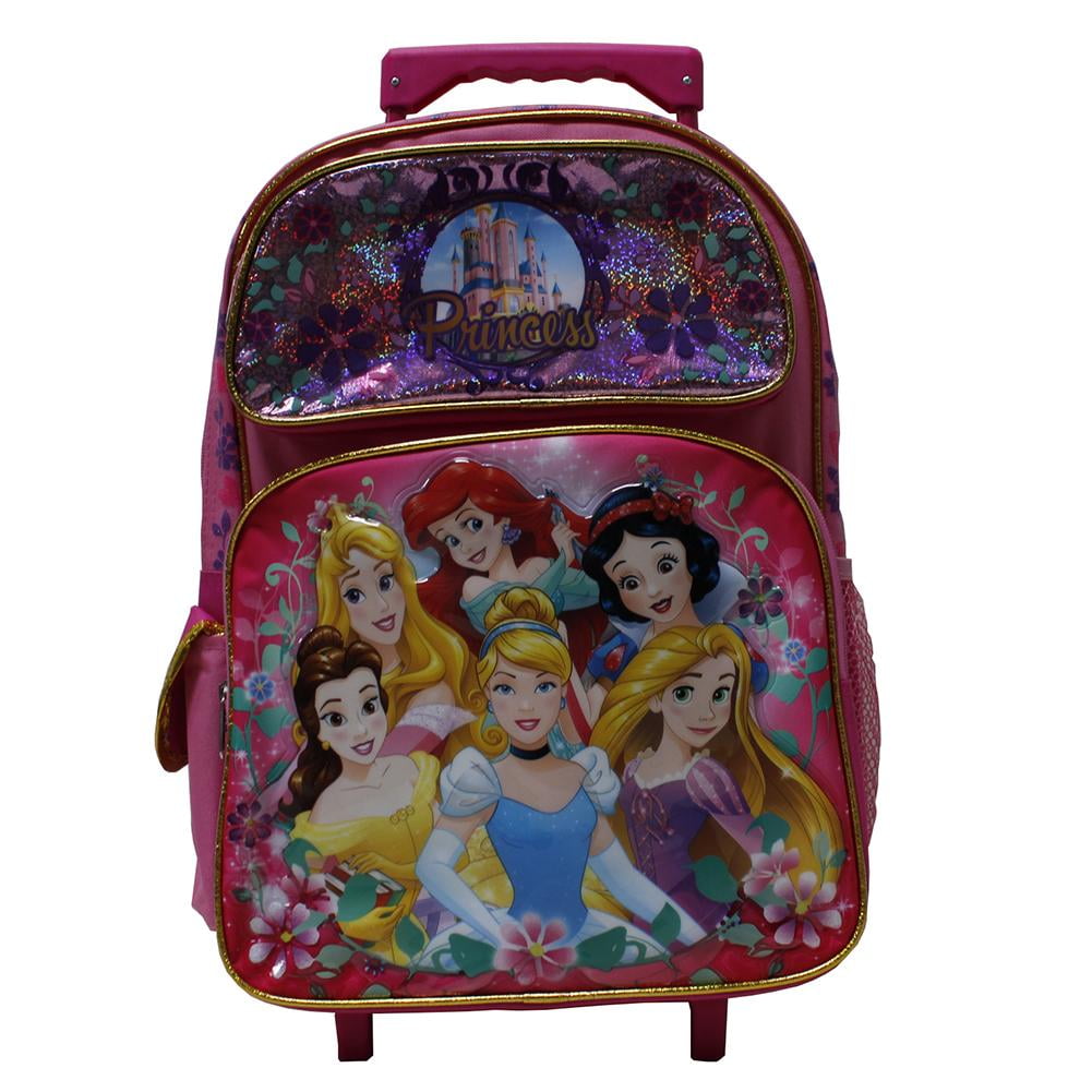Disney Princess pink with gold trim 6 characters on front - Walmart.com