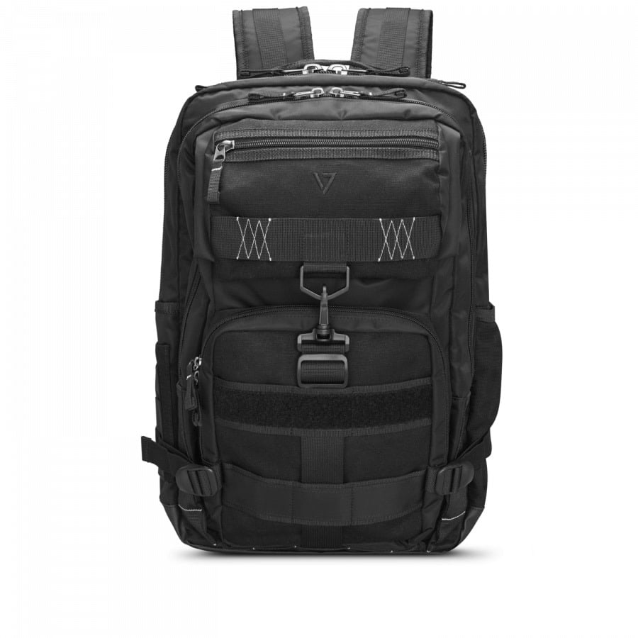 V7 16" Elite Black Ops Travel Backpack, Black - Walmart.com