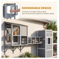 Catio Outdoor Cat Enclosure Window Cat House - 39.4"L Gray - Safe ...