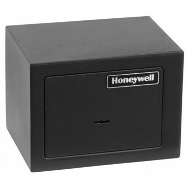 Honeywell Safes, 0.18 Cu ft, Black Small Steel Key Lock Security Safe ...