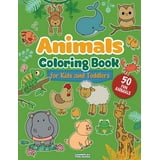 Animals Coloring Book For Kids and Toddlers : 50 Different Animals ...