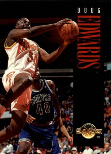 1994-95 SkyBox Premium #3 Doug Edwards NBA Basketball Trading Card ...