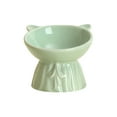 Ceramic Elevated Cat Bowls, Extra Wide Raised Cat Bowls for Food and ...