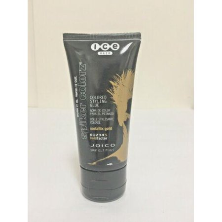 ICE Hair Spiker Colorz Metallix Gold 1.7 Oz Color Colored Styling Glue ...