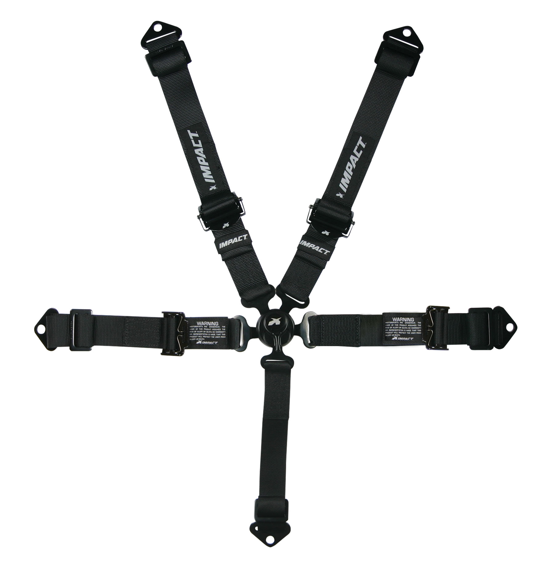 Impact Racing 58346661 5-Way Camlock Junior Harness Individual Shoulder ...