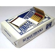 100 Plain White Matches 20 Strike Matchbooks Wedding, Birthday Etc ...