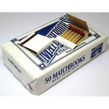 100 Plain White Matches 20 Strike Matchbooks Wedding, Birthday Etc ...