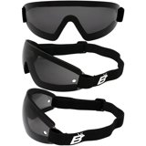 8 Skydive Sky Diving Goggles Clear Smoked Blue and Yellow - Walmart.com