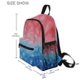 ALAZA Retro Gradient Stars Pattern School Backpack Student Bookbag Mini ...