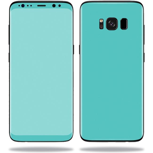 MightySkins SAGS8-Solid Turquoise Skin for Samsung S8 - Solid Turquoise ...