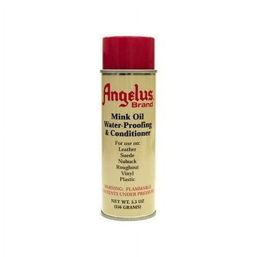 Angelus Mink Oil Spray Leather Conditioner Waterproof Repellent 5.5 oz ...