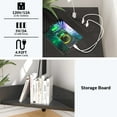 Homieasy Small Corner Desk - Industrial, Outlets, USB Ports, Storage ...
