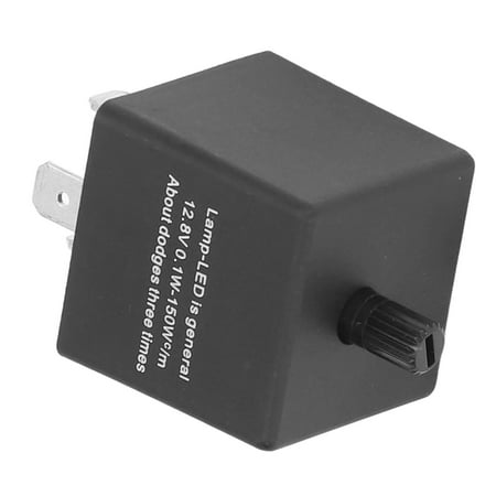 Adjustable LED Flasher Relay, ABS 45-75 Times Per Min Electronic ...