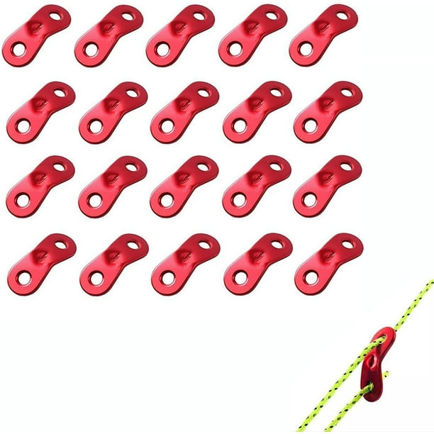 Cable tensor de cuerda de aluminio Sourcemall de 20 piezas, ajustador ...
