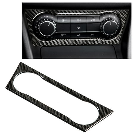AC Switch Panel Cover, Car AC Control Panel Trim Lightweight Carbon ...