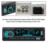 AI Voice Control Bluetooth Stereo Radio Car MP3 Player Positioning to ...