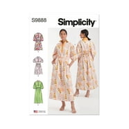 Simplicity Sewing Pattern 9835 - Misses' Dress and Pinafore Apron In ...
