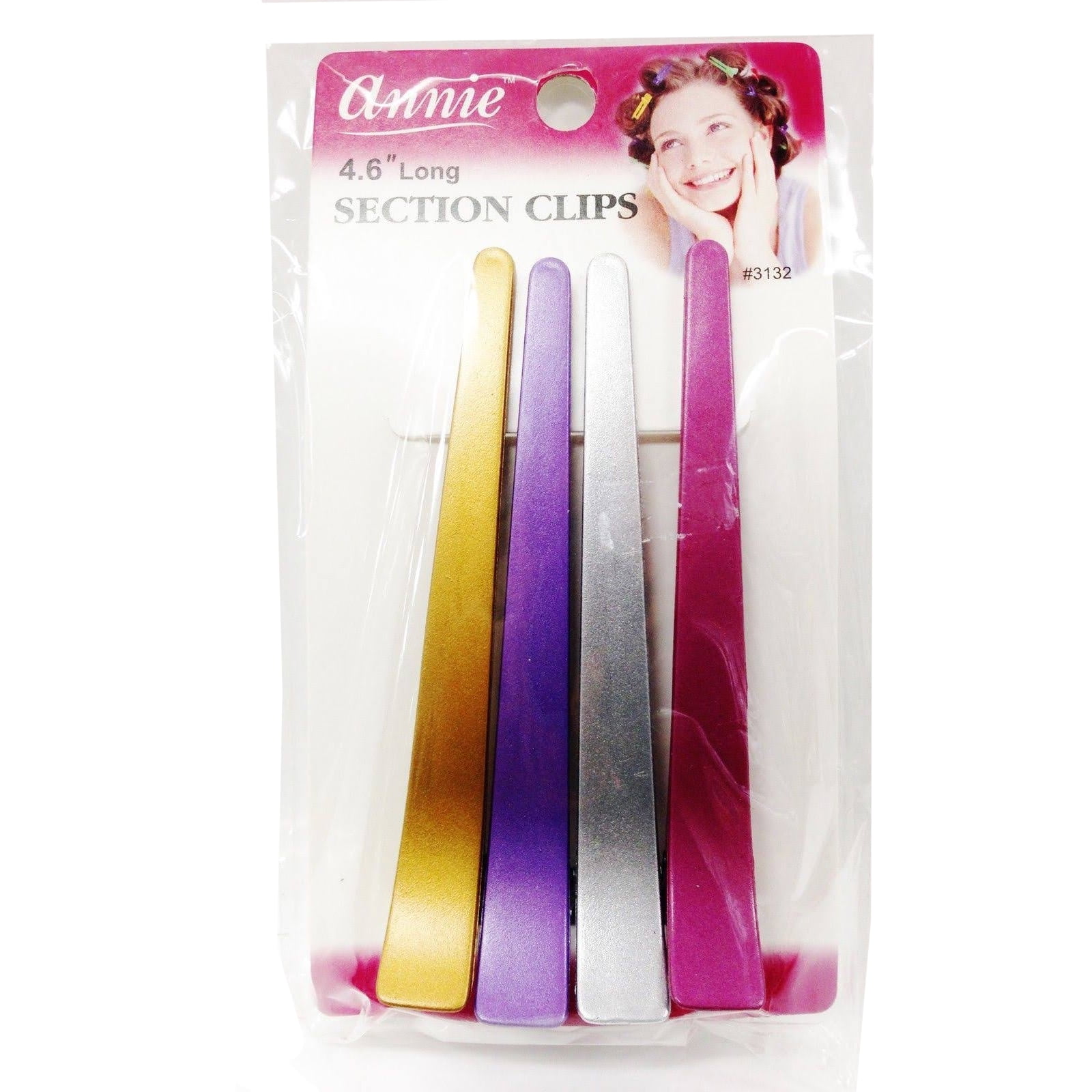 Annie Section Clips Plastic, 4.6", 4/PK, Pack of 1, 24 Packs - Walmart.com
