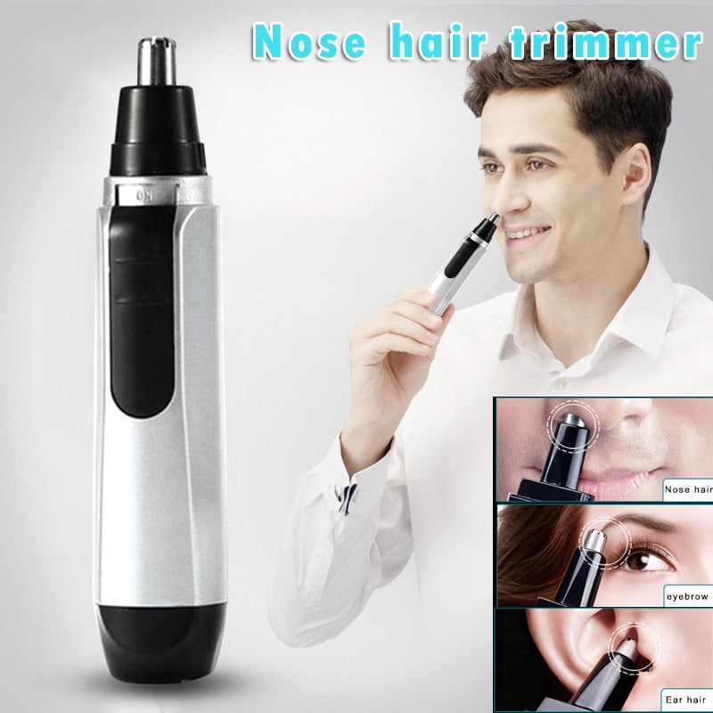 lzndeal Electric Nose Hair Trimmer Nose Clipper Battery Powered Men ...