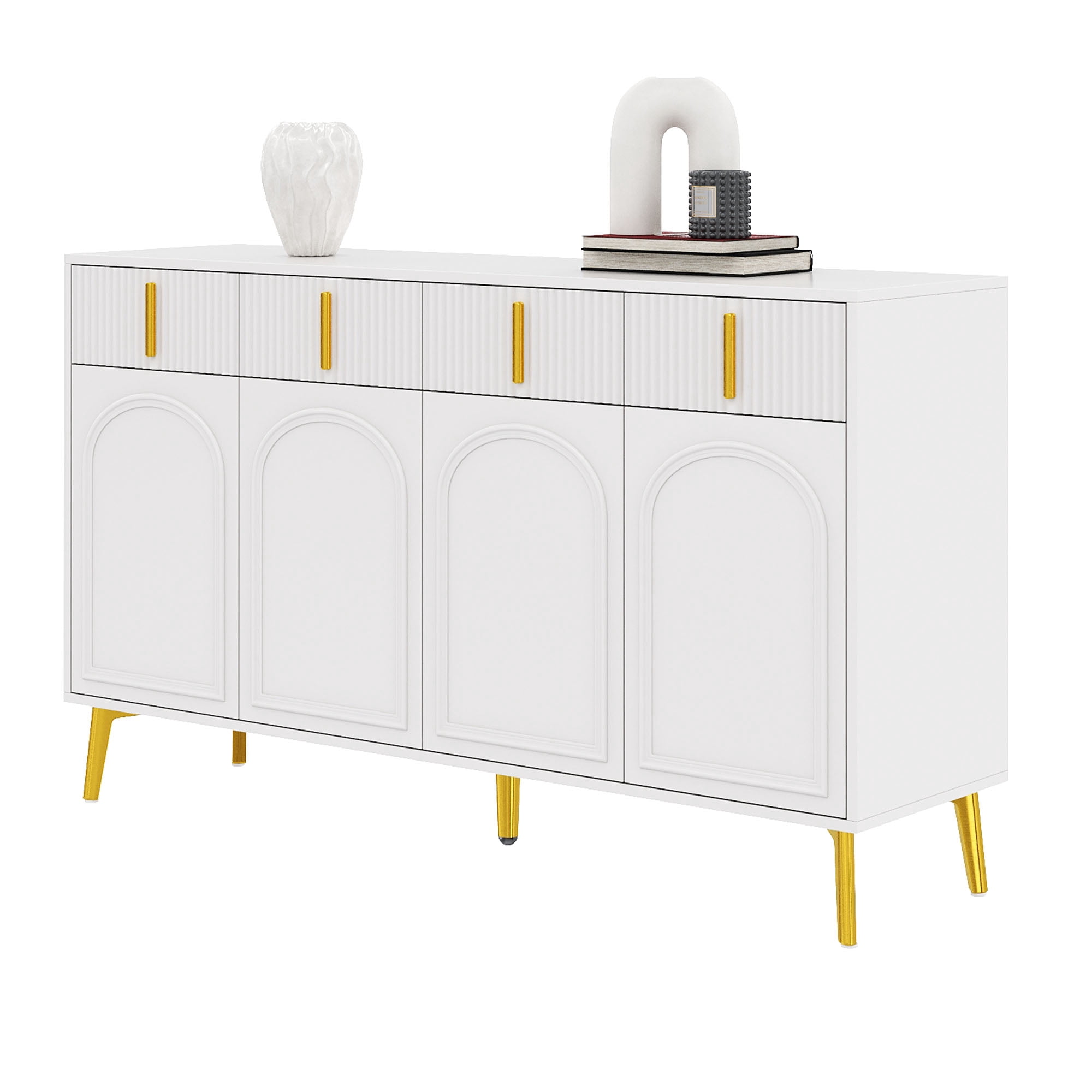 Click here for Noble House Sideboard With Gold Handles And Legs 4... prices