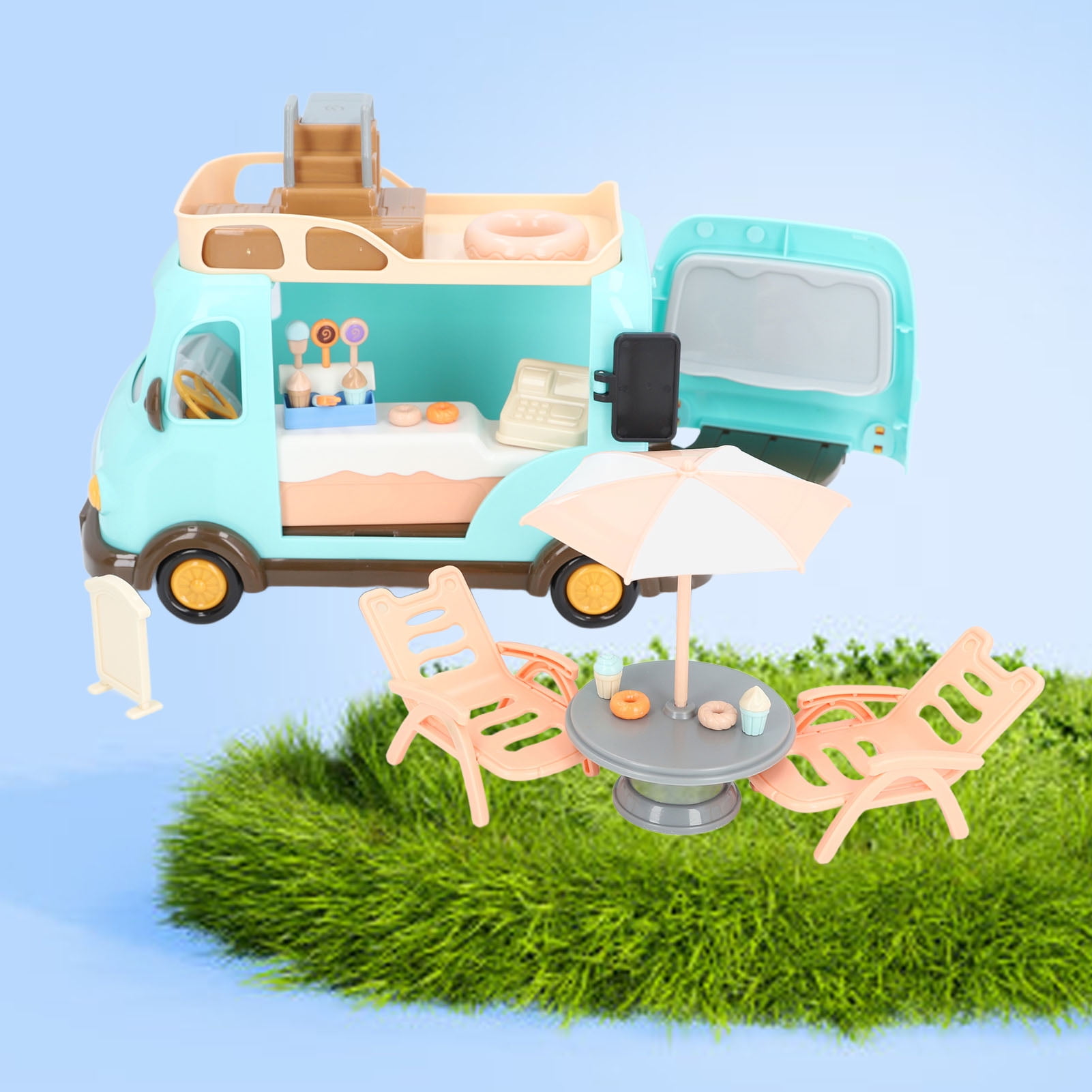 El Juguete Del Coche De Los Niños, Sillas De Playa Múltiples Accesorios ...