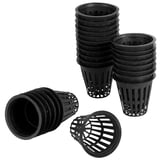50PCS 2" Net Cups, Plastic Hydroponics Cups, Slotted Mesh Net Pots ...