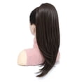 Long Straight Drawstring Ponytail Extension 18 Inch Heat Resistant ...