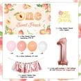 One Sweet Peach Birthday Decorations, Peach 1st Birthday Decorations ...