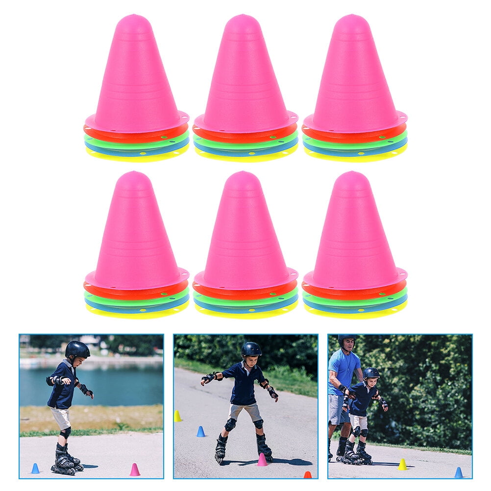 Click here for Tailtoss 30pcs Pink Mini Colored Cones For Obstacl... prices